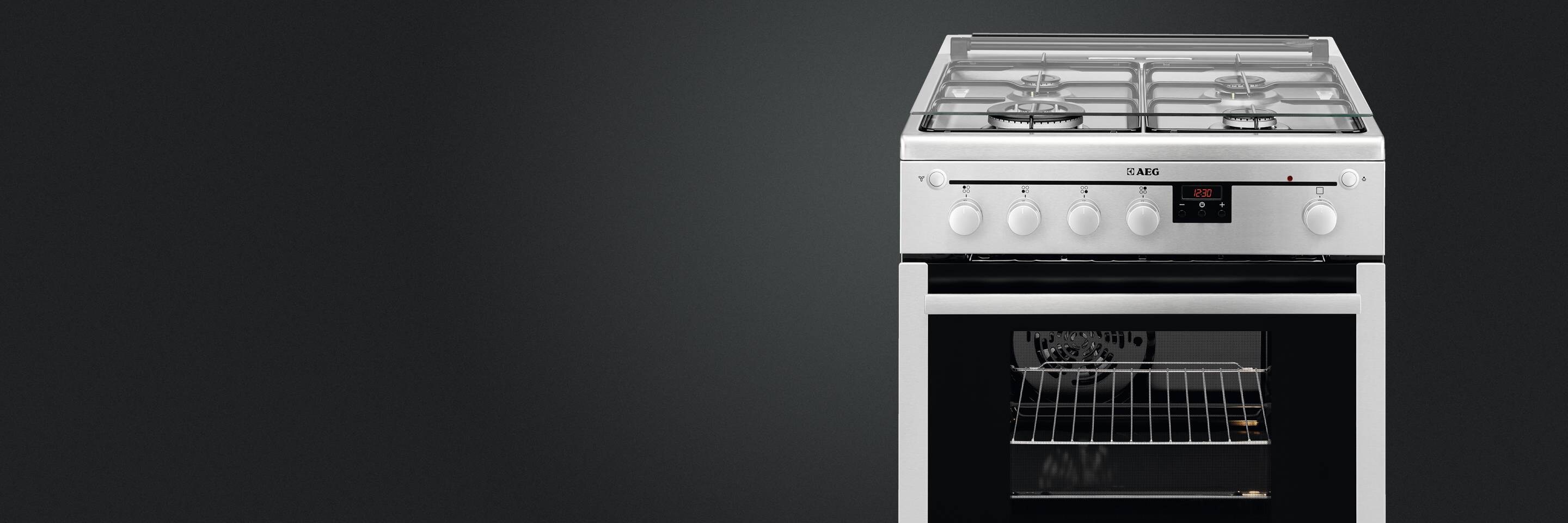 Gasfornuis met oven kopen? Ontdek onze gasfornuizen | AEG